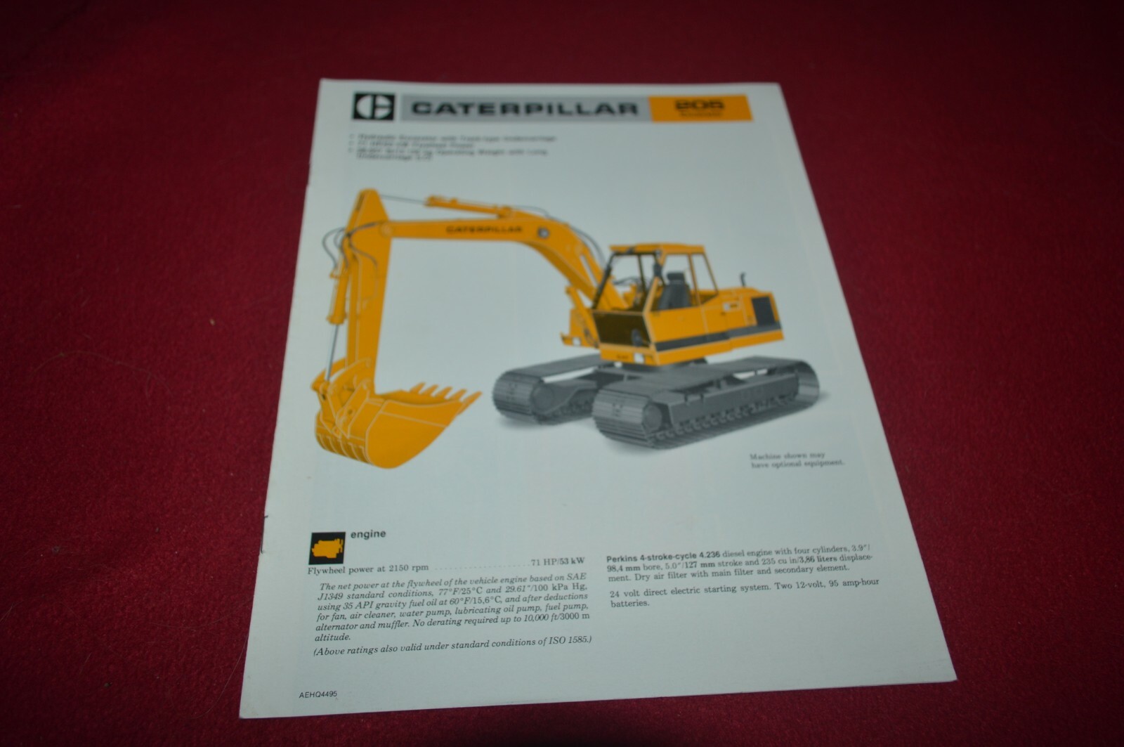 Caterpillar 205 Hydraulic Excavator Brochure DCPA14 | eBay