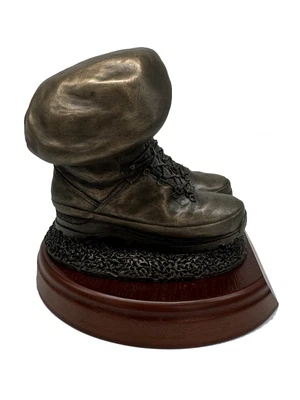 Royal Marine Boots and Beret Statue, | Grelly UK
