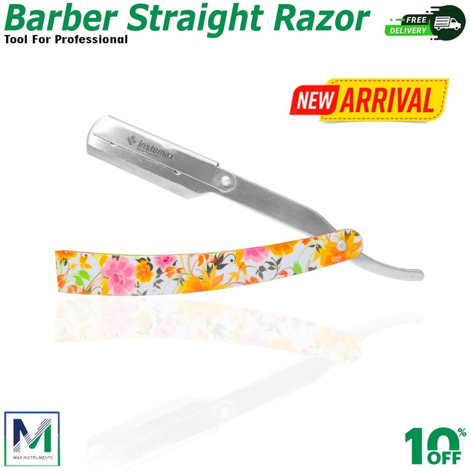Barber Straight Edge Shaving razors Folding Blade Throat Cut razor ...