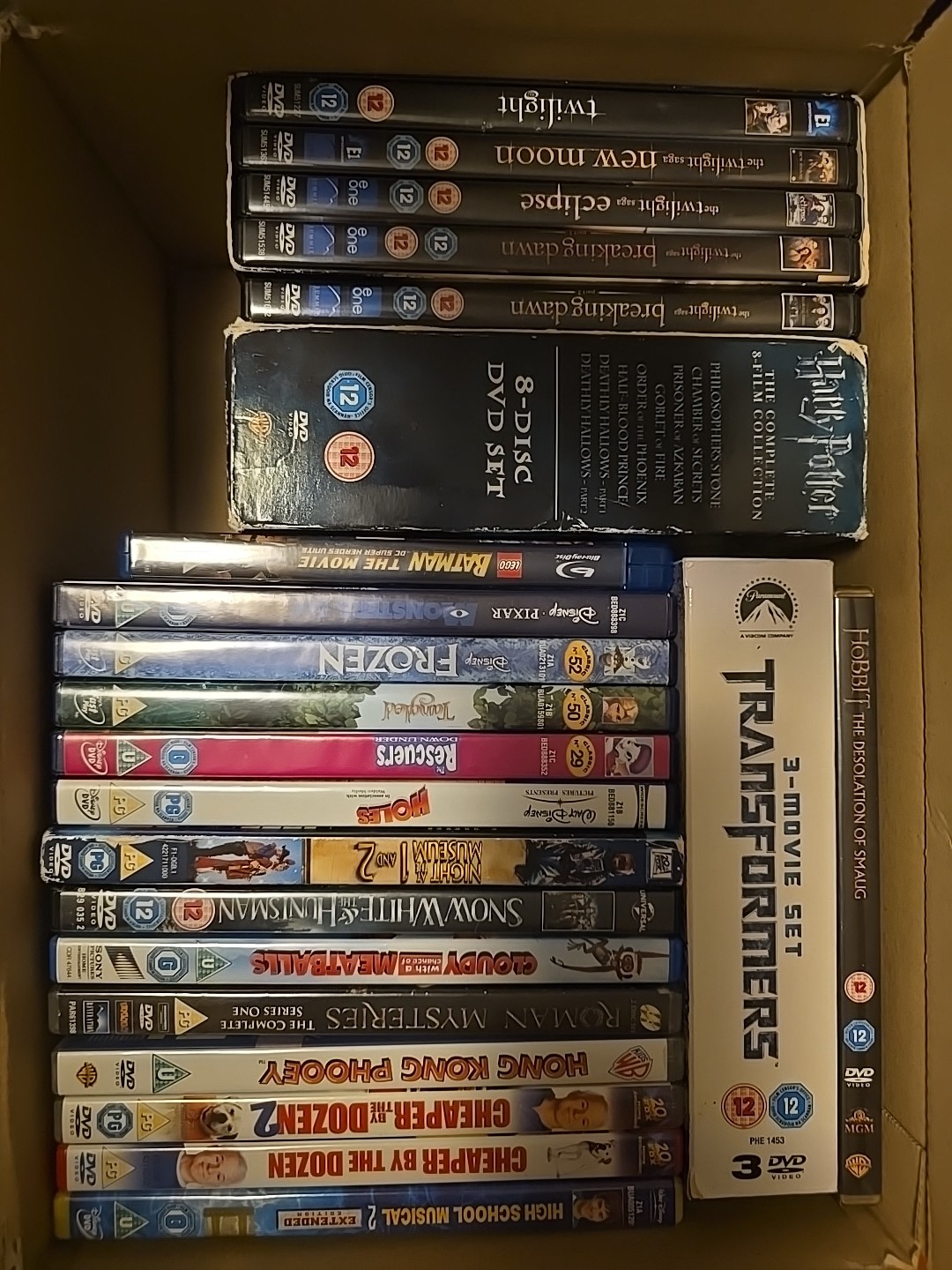 DVD Job Lot, Harry Potter, Transformers & Twilight Boxsets - Lego ...