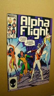 ALPHA FLIGHT 27 *HIGH GRADE* MARVEL CANADIAN SUPER HEROES PUCK WENDIGO ...