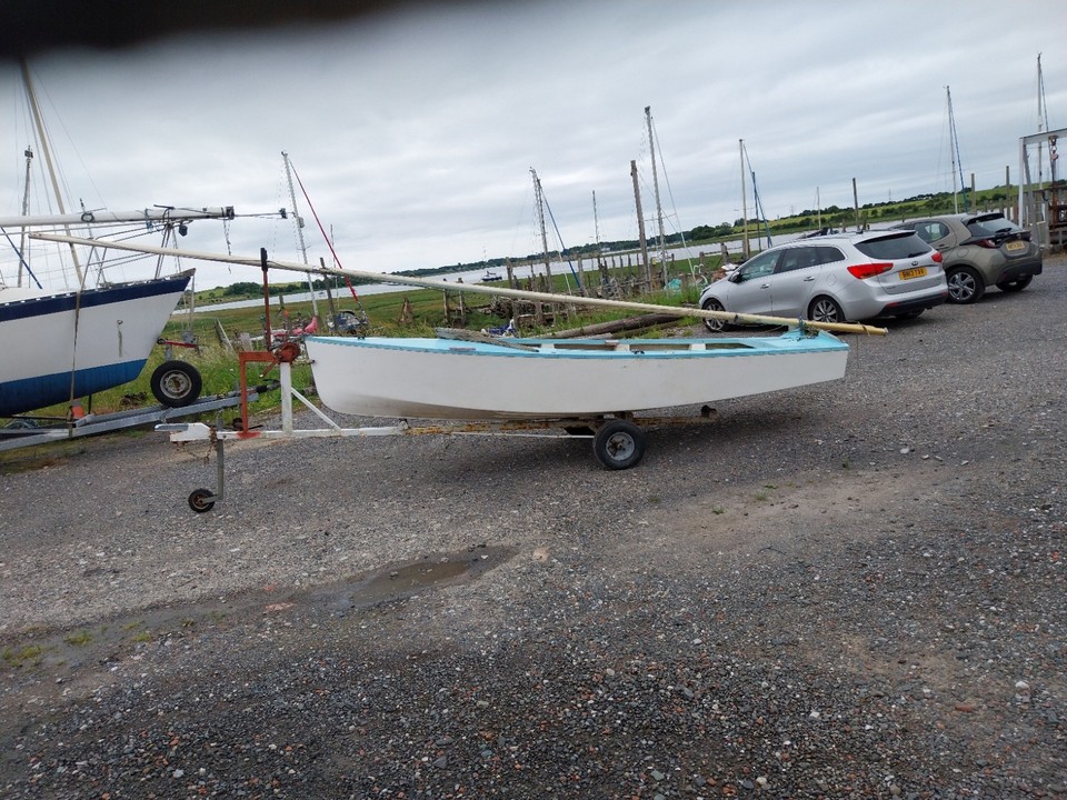 GP 14 Dinghy and Trailer Boat Boat Trailer In Good Condition Used | eBay UK