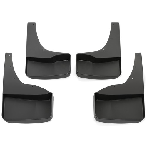 For 14-19 GMC Sierra 22894860 Front & Rear Black Grain Molded Splash ...