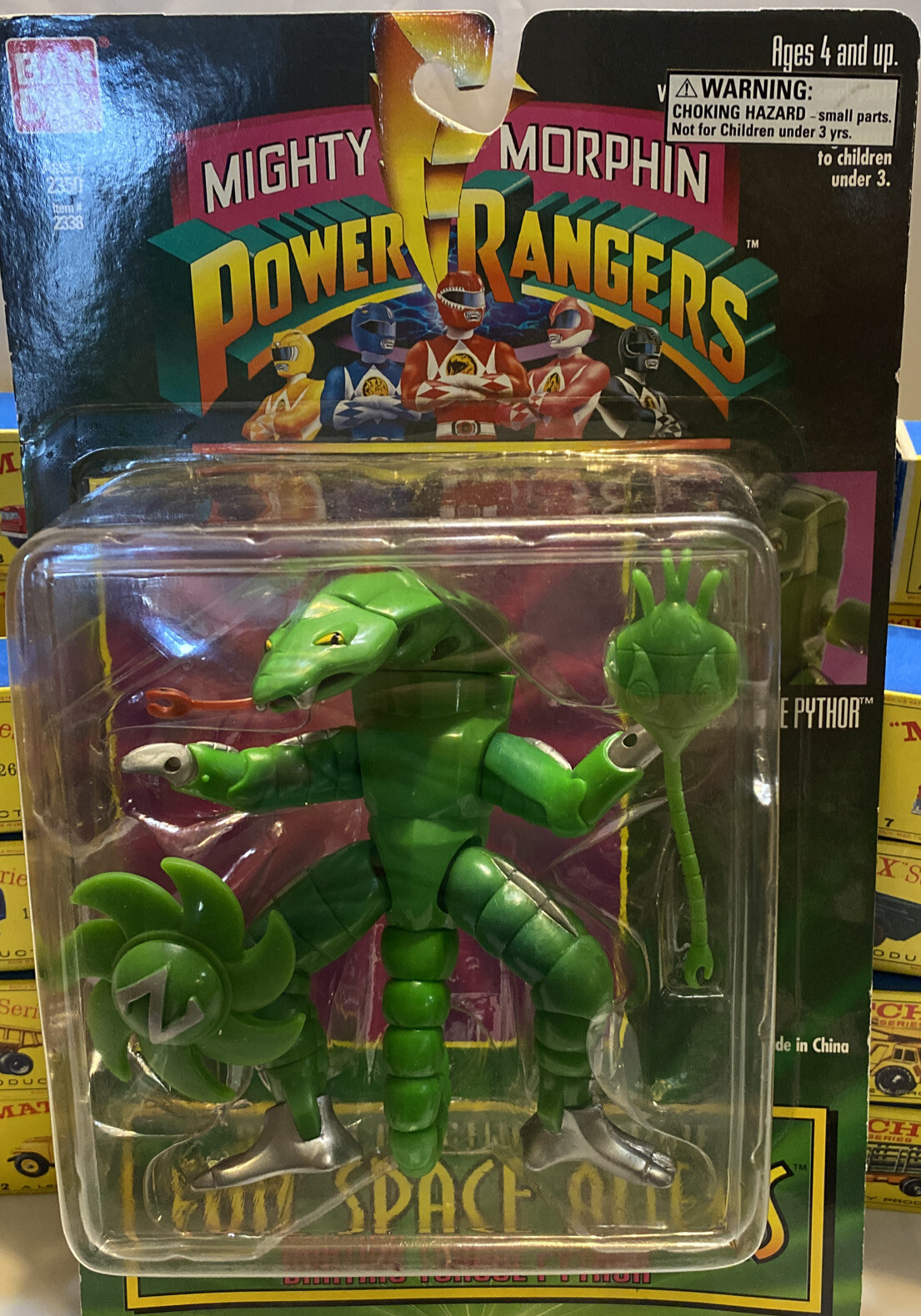 Mighty Morphin Power Rangers Darting Tounge Pythor Action Figure 1994 ...