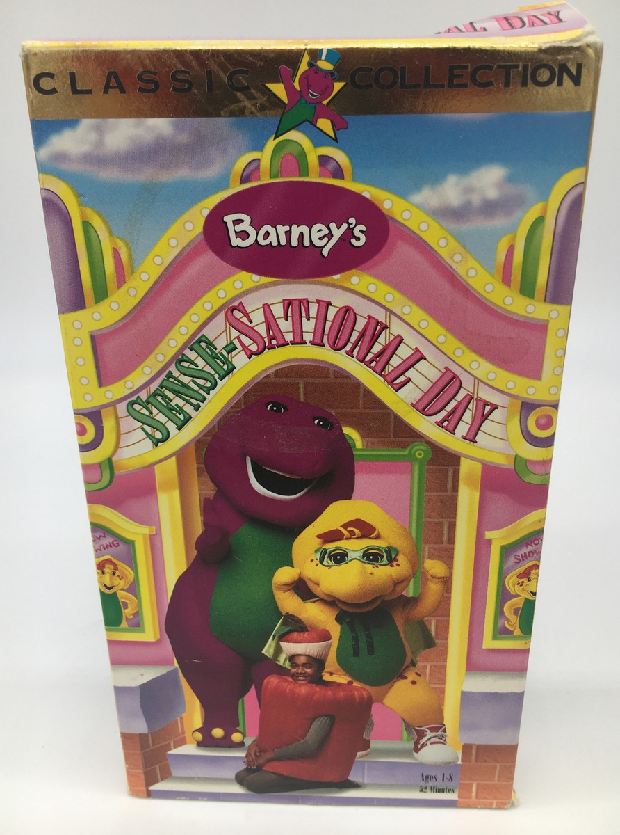 Barney Sense Sational Day Lot Of 19 VHS Barney The Dinosaur OOP