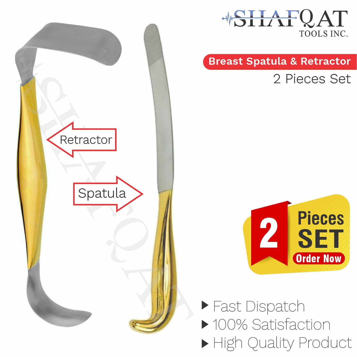 Dissector Malleable Spatula Double Ended Retractor Breast Augmentation ...