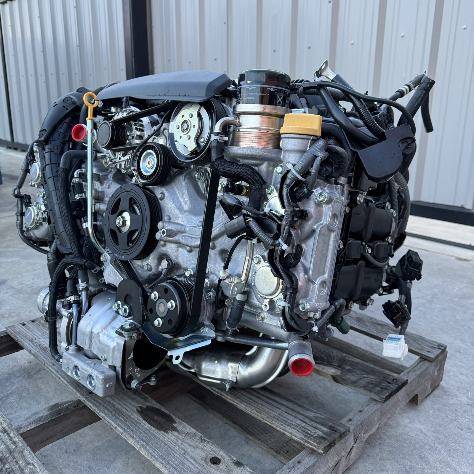 22-25 SUBARU WRX FA24 2.4L COMPLETE ENGINE MOTOR DROPOUT WITH TURBO 7 ...