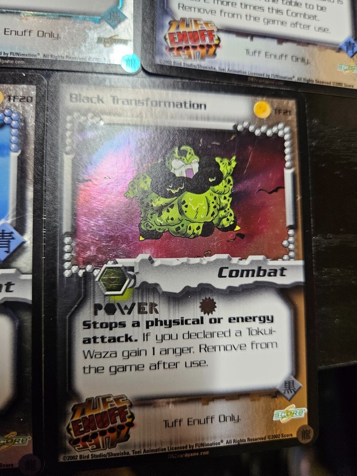 DBZ CCG 2002 Dragonball Z TCG Tuff Enuff Promo Limited Edition 20 of 22 ...