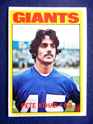 Pete Athas #48 Topps 1972 Football Card (New York Giants) * | eBay