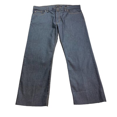 M&S Autograph Mens Jeans Size 40R Blue Straight Fit Denim Waist 40 Leg ...