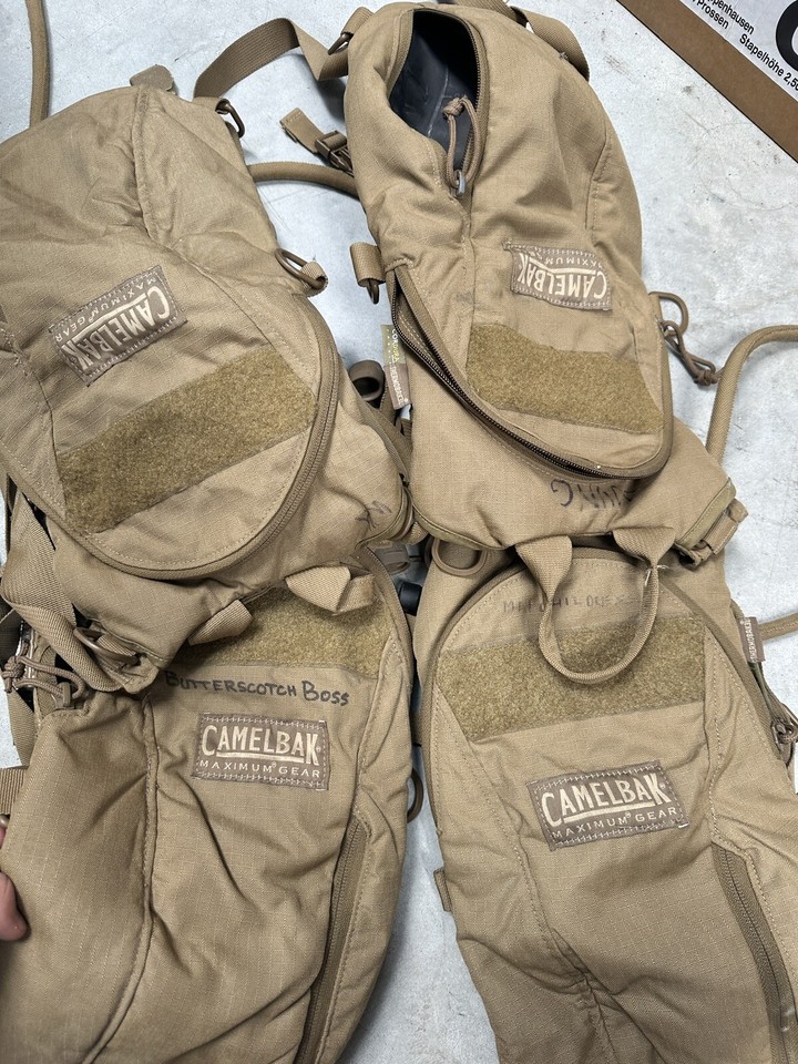 USMC Thermobak Crux Hydration Pack Camelbak No Bladder Coyote Backpack ...