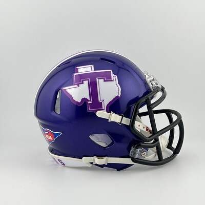 Tarleton State Texans CUSTOM Metallic Purple Mini Football Helmet | eBay