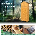 Garden Storage Shed Outdoor Lockable Storage Cabinet Tool Organizer w ...