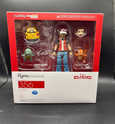 Max Factory figma Pokemon Red Trainer Action Figure No.356 W/Bonus ...
