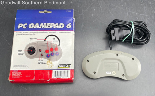 InterAct PC GamePad 6 SV-233 Vintage PC Controller - Serial Port ...