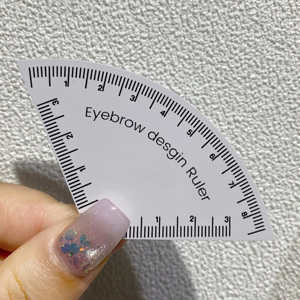 Fast Drawing Eyebrow Design Ruler Microblading Mapping Tool Drawing ...