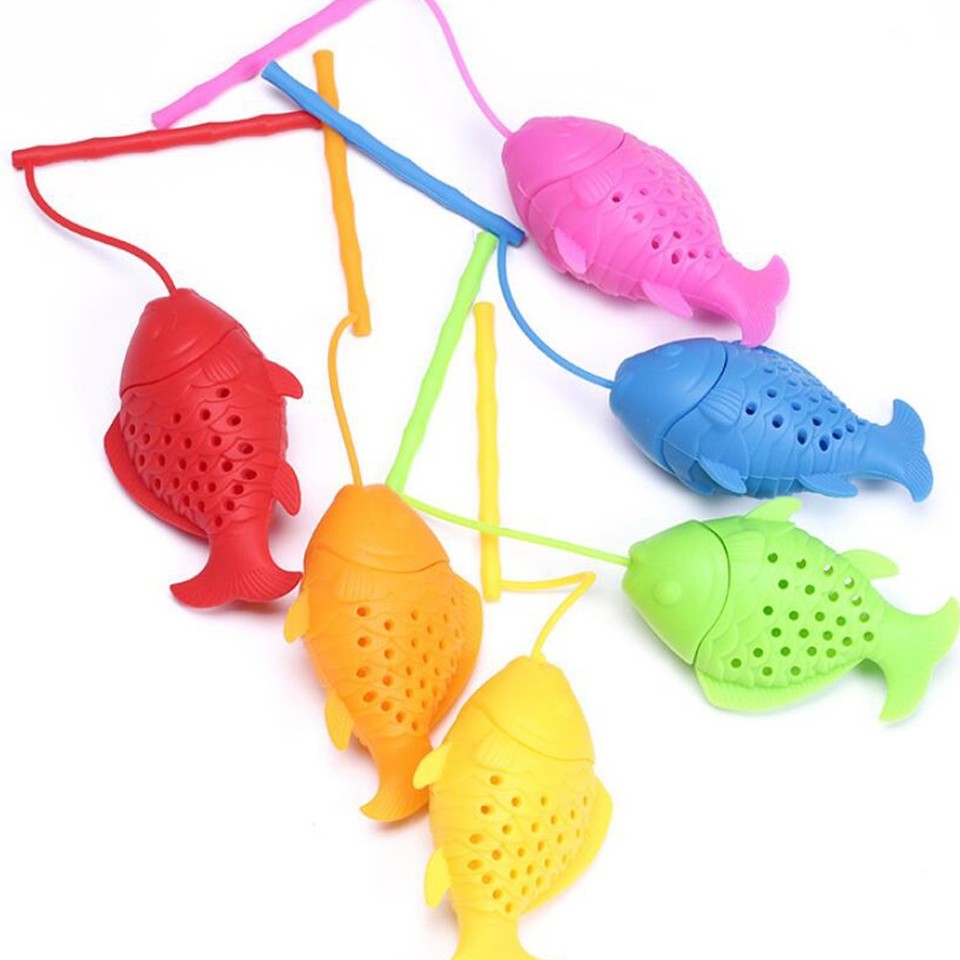 6 pcs Creative Fish Shaped Tea Strainer Practical Tea Filter Silicone ...