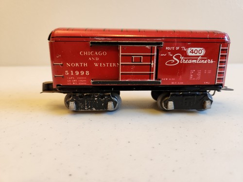 Marx Prewar 51998 CNW Red Boxcar - All Original | eBay