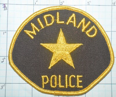 TEXAS, MIDLAND POLICE DEPT VINTAGE PATCH | eBay