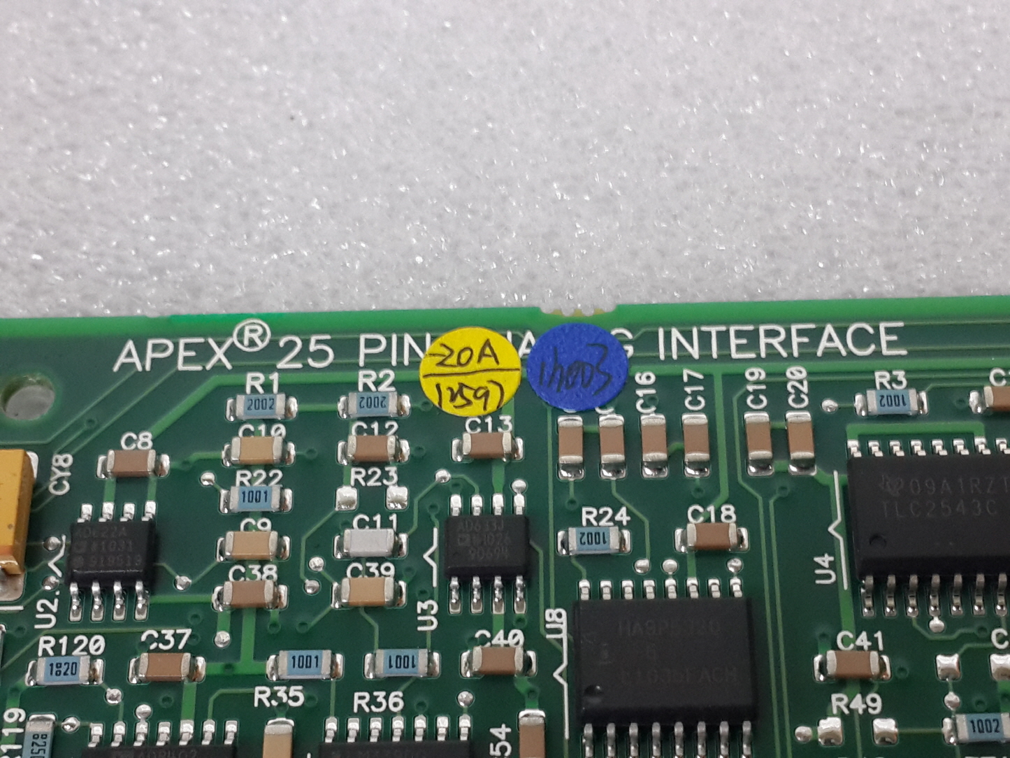 AE APEX ANALOG INTERFACE BOARD 2300680-A RF APEX 1513 | eBay