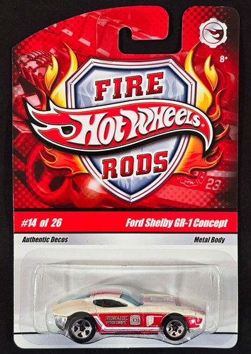 Hot Wheels Fire Rods Ford Shelby GR-1 Concept / 2009 / Newark NJ Fire Department | eBay