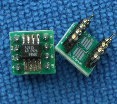 1pcs AD825AR AD825 SOIC to DIP8 adapter Op amp replace NE5534 | eBay