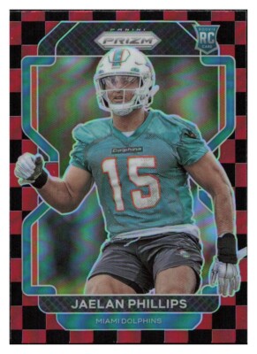 G543 JAELEN PHILLIPS RC 2021 PANINI PRIZM RED CHECKERBOARD REFRACTOR SP ...