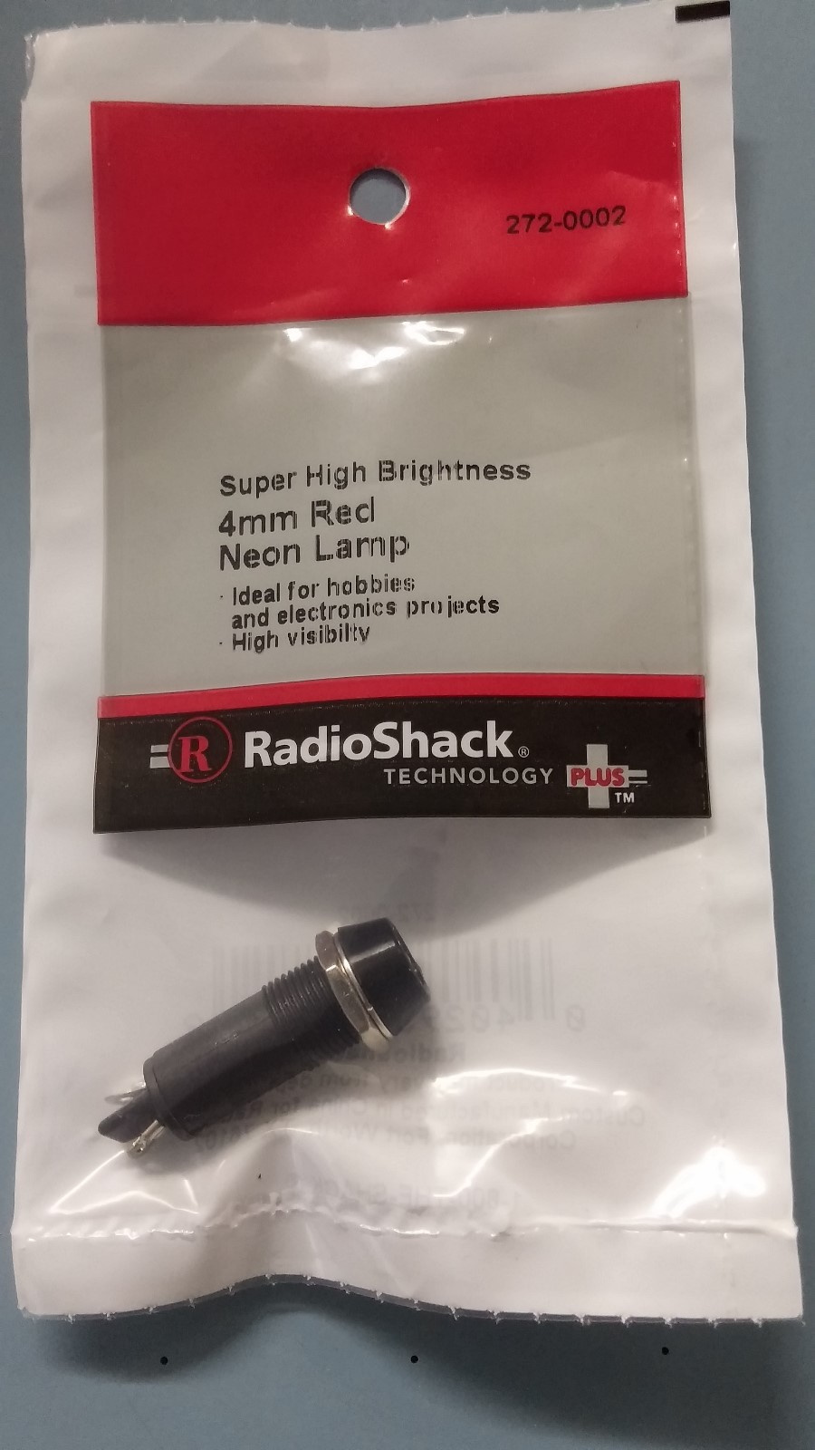 RADIO SHACK 2720002 Super High Brightness 4mm Red Neon Lamp 272-0002 | eBay