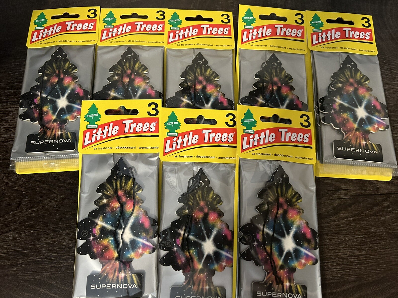 Little Trees Multicolored Supernova Air Freshener 3 pk ea (Lot of 8) 24 ...