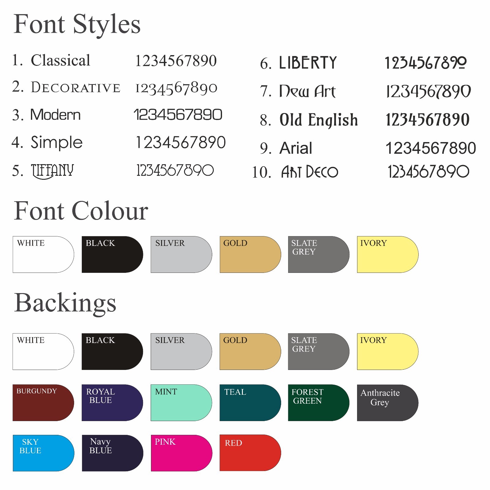 Address Plaques and House Number Sgns Personalised with fittings | eBay