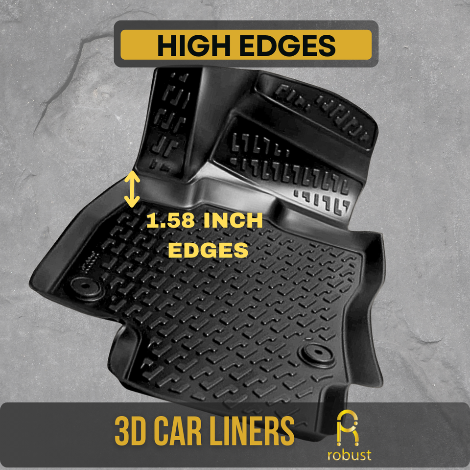 Floor Mats Liners For Mercedes GLE W166 2016-2019 All Weather Heavy ...