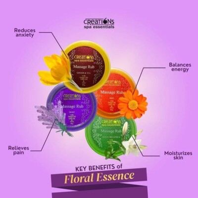 CREATIONS Spa Essentials Massage Rub (4Assorted Variants) | eBay