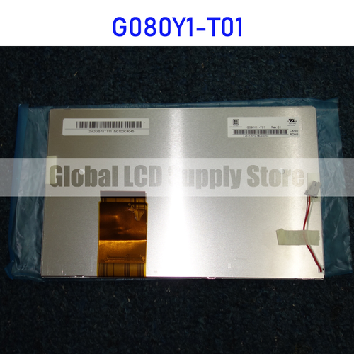 G080Y1-T01 Original 8" inch 800*480 TFT LCD Display for Industrial for ...