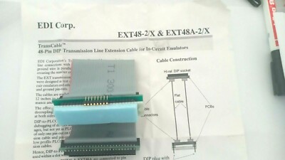 1pcs Edi Corp.Ext48 - 2 / X& Ext 48A X Ext. Cable for in-Circuit ...