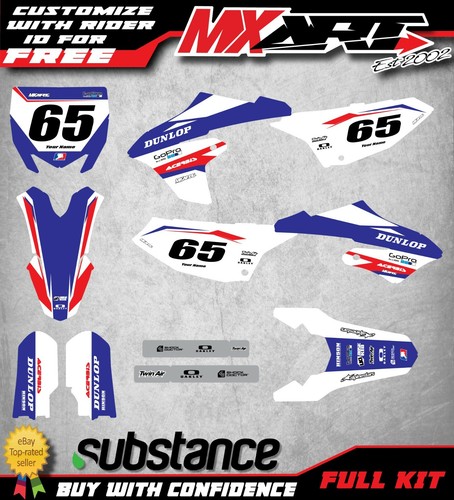 Full Custom Graphic Kit FORCEI STYLE fits Yamaha YZ 65 decals sticker ...
