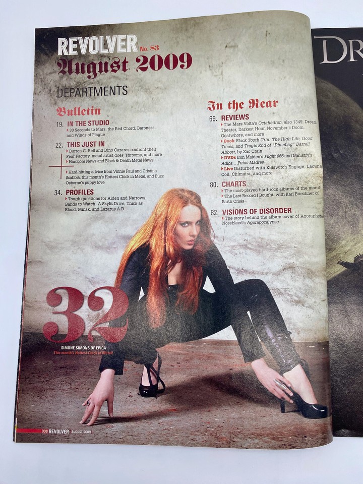 Revolver Magazine 2009 Cliff Burton Manson Slayer Mayhem Fest Killswitch Engage | eBay