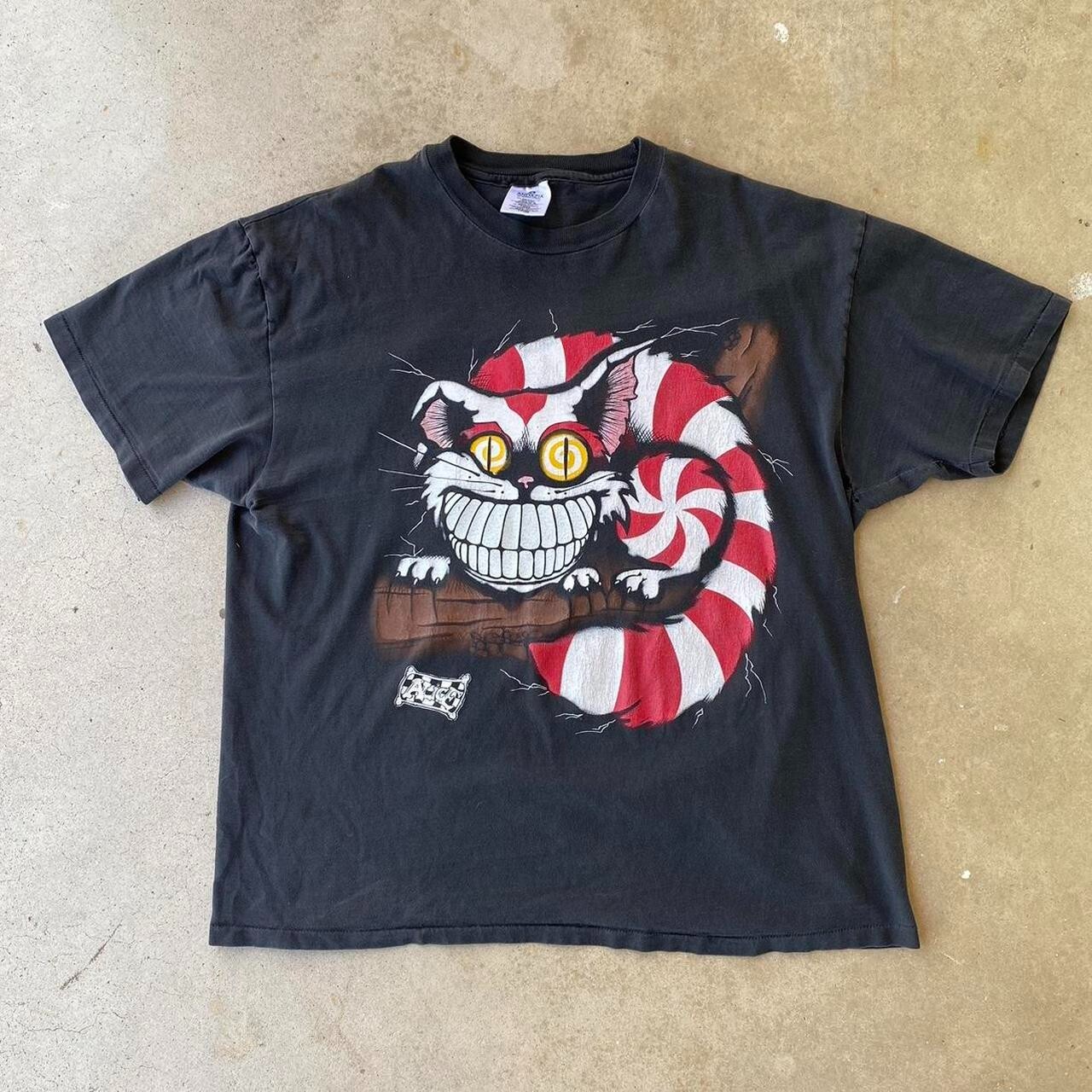 1990s Alice In Wonderland Cheshire Cat Single stitch … - Gem