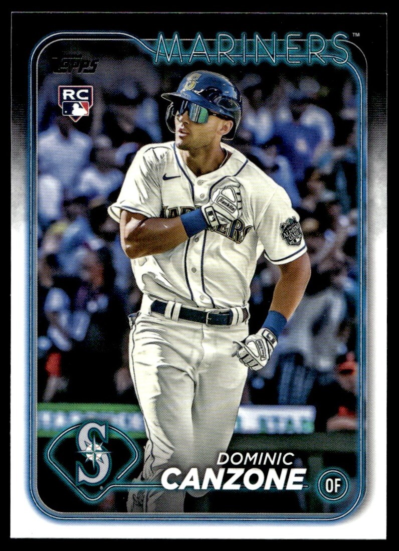 Dominic Canzone 2024 Topps Series 1 | Rookie Card RC #195 Seattle ...
