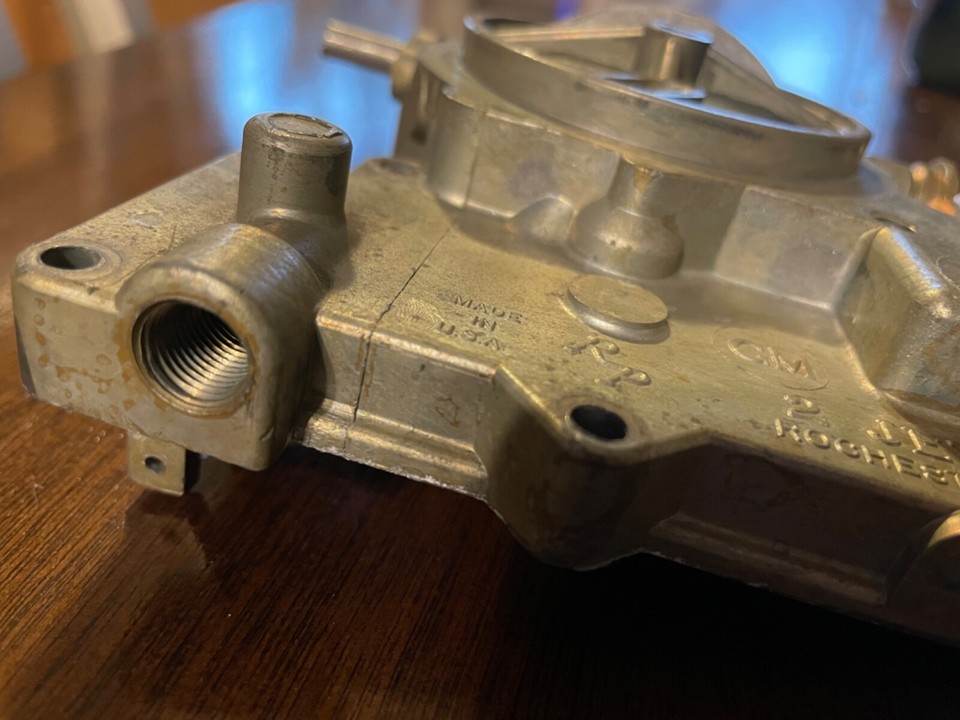 ROCHESTER 2G AIRHORN 2 JET BARREL TRI POWER 3X2 CARB PONTIAC 348 OLDS ...