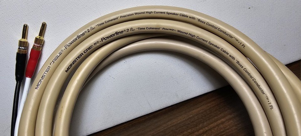 MONSTER CABLE Powerline 2 Plus "Time Coherent" Precision High Speaker ...