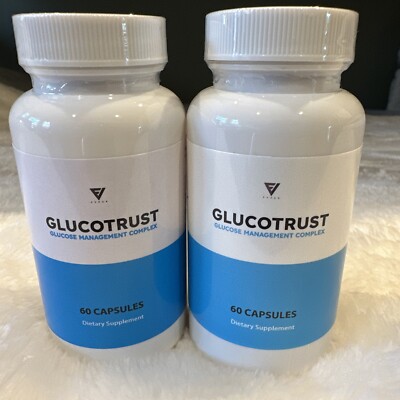 2 PACK Glucotrust Capsules, Blood-Sugar, Gluco Trust 120 Capsules | eBay