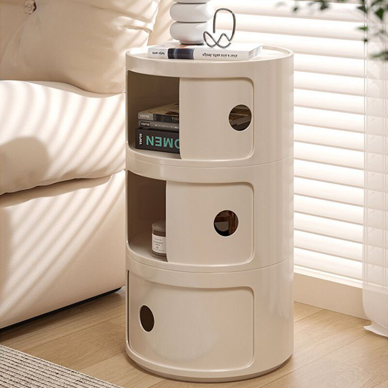 2/3/4/5 Drawers Round Storage Unit Bathroom Cabinet Chest Cupboard Side ...