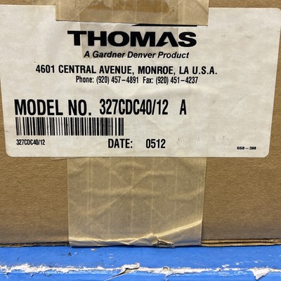 Vacuum - Thomas Compressor Vacuum Pump