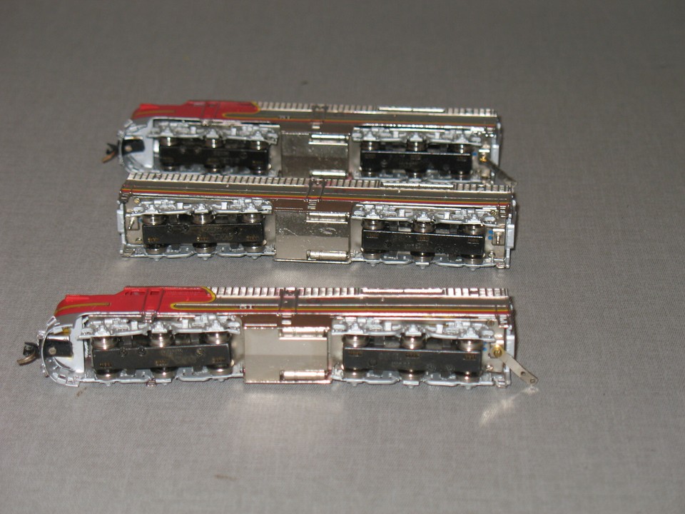 Key N scale brass Santa Fe Alco PA set "Warbonnet" | eBay