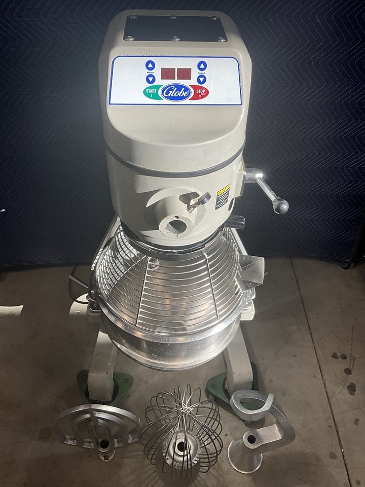 Globe SP40 40 Qt. Planetary Floor Mixer with Guard & Standard ...