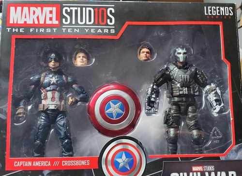 Marvel Legends Studios First Ten 10 Years Civil War Captain America ...