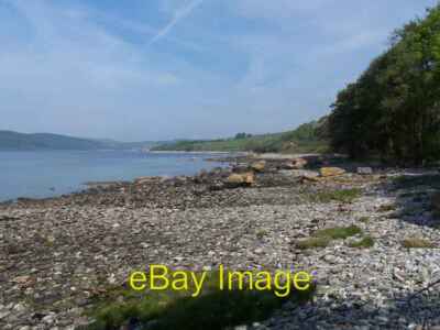 Photo 6x4 Bute Shore line St Colmac Looking up the Kyles of Bute to Cla ...