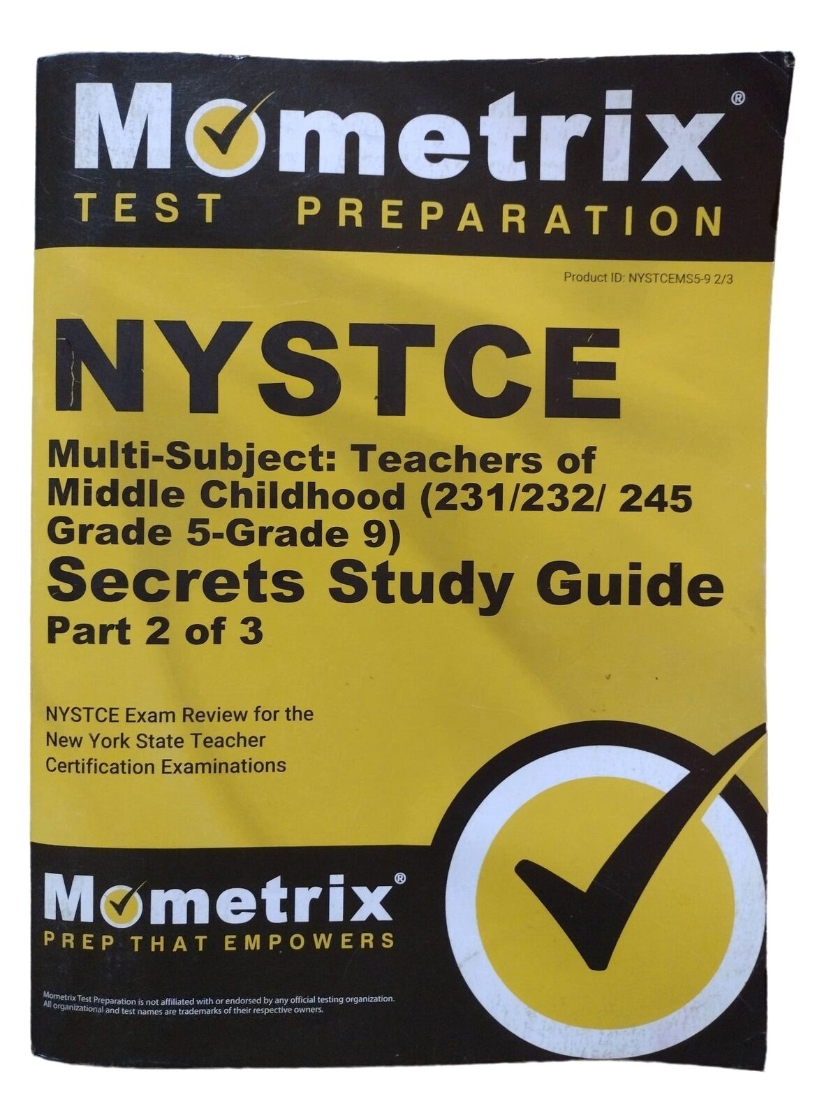 Mometrix NYSTCE 231 232 245 Grade 5-9 Secrets Study Guide Part 2 of 3 ...