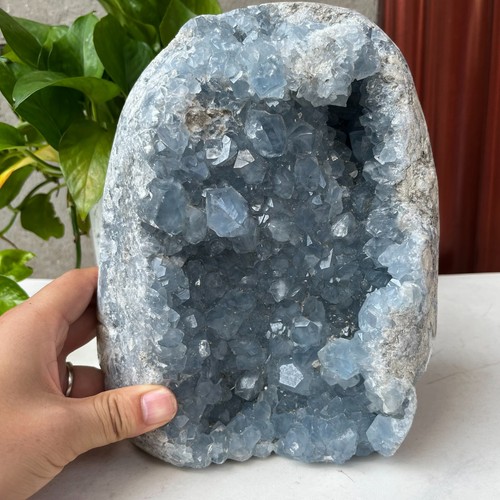 7230g Natural Blue Crystal Cave Quartz Crystal Cave Mineral Specimen ...