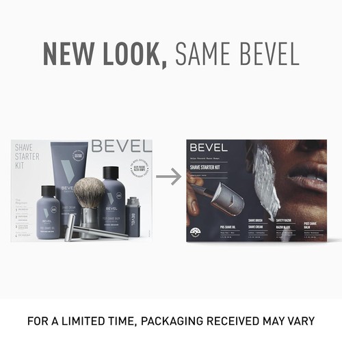 Bevel Shaving Kit For Men, Safety Razor With 40 Replacement Blades ...